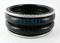 China 215 Double Air Bellow W01-358-7230 Firestone Air Spring Ribbed Neck Aluminum Bead Rings for sale