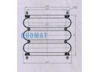 China W01-M58-7530 Triple Convoluted Industrial Air Spring Isolator 3H320350 for sale