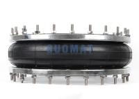 China FS 2870-16 RS Contitech Flange Air Bellow Bags 1 7/8 bolts Single Convoluted Air Spring for sale