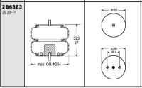 China W013586883 Industrial Air Spring 20-1 For Watson & Chalin #AS-0092 for sale
