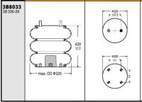 China GUOMAT Air Spring Shocks FT330-29 525 Hendrickson Auxiliary 003316 / S-14487 W01-358-8033 for sale