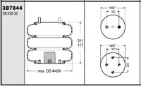 China FT 530-35 438 Auto Spare Parts Industrial Air Spring Firestone W01-358-7844 for sale
