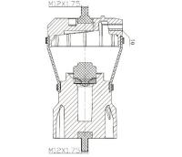 China Plastic Rubber Steel Cab Air Shock Absorber IVE-CO Front OEM 41019150 / 8169050 EUROTECH Eurostar for sale