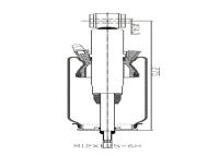 China IVE-CO Rear Air Spring Cab Air Shock Absorber 500377878 500348793 Sachs 115743 Chassis NO. MP180E34 for sale