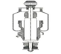China Sachs 105855 MAN F2000 Front Cabin Air Shock Absorber OEM 81417226048 / 81.41722.6048 for sale
