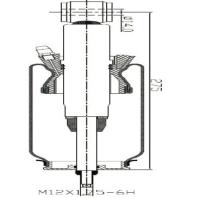 China Sachs 115731 IVE-CO Rear Air Spring Cabin Air Shock Absorber 500379698 500307338 for sale