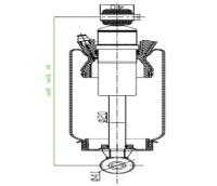 China Front Cabin Air Shock Absorber OEM  Sabo 8951680A For IVE-CO Truck for sale