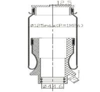 China Half Service 1381919 Rear and Front Cab Air Shock Absorber For SCANIA 4 SERIES for sale