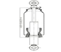 China VOL-VO Front Cab Air Shock Absorber Rubber Air Bellows 3172984 1629719 for FH12 FH16 Models with 12-Month Warranty for sale