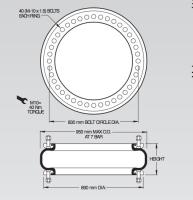 China High Strength Industrial Air Spring W01M586969 Bellows Number 148-1 Bear Force Up To 30T for sale