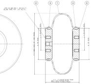 China Goodyear 1B7-544 Industrial Air Spring Bellows 579 913 544 for Measuring Devices Pneumatic Systems for sale