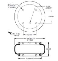 China Enidine Industrial Air Spring YI-1B14-372 For Reciprocating Engines for sale