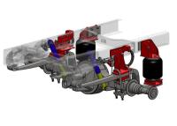 China GFL030-GFL045 Highway Bus Suspension Matched The Public Security , Lake Bridge, Dongfeng Bridge, Xiang Bridge Front Axle for sale