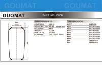 China 1885N1 CONTITECH GOODYEAR 9003 Air Lift Suspension For MAN 81436010150 for sale