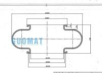 China Firestone W01-358-0134 Industrial Air Spring GUOMAT 1H320124 for sale