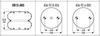 China 578-91-3-310 Rubber Industrial Goodyear Air Spring 2B12-305 for sale