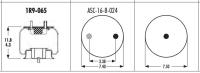 China 1R9-065 Goodyear Rolling Lobe Truck Air Suspension Springs for sale