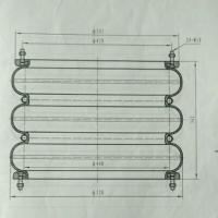 China 3LHF440/316 Industrial Air Spring Repalce 93166 Flange Ring Bolt Circle Dia 459Mm for sale