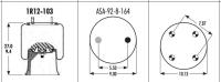 China Goodyear 1R12-103 Air Spring Bellows - 9.4-27