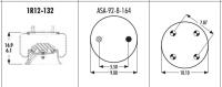 China Goodyear 1R12-132 Air Spring 566-24-3-076 with 9
