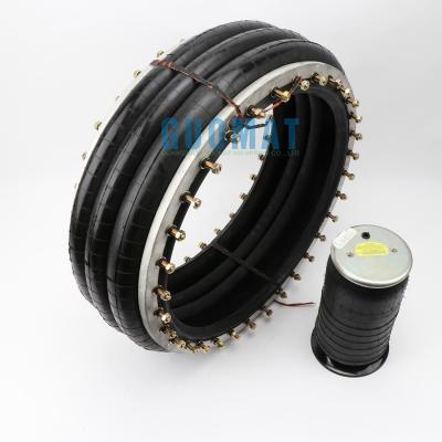 China W01-358-7306 Firestone Industrial Air Spring Screw Holes Two Ply for sale