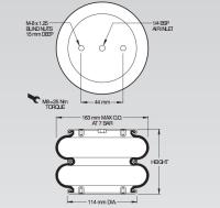 China W01-M58-6160 firestone double convoluted air bags For Conveyor Or Transfer Systems for sale