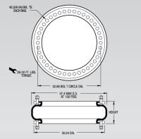 China FS 5450-16 RS Continental Industry Single Convolution Air Spring W01-358-9601 for sale