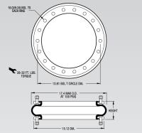 China W01-358-7478 Firestone Industrial Air Spring W01-358-0119 Rubber Bellows W01-358-7477 for sale