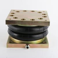 China Aluminum Alloy And Rubber Industrial Air Spring 300170H-2 Double Convoluted Rubber Bellows for sale