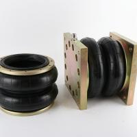 China Aluminum Alloy And Rubber Industrial Air Spring 300170H-2 Double Convoluted Rubber Bellows for sale