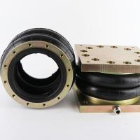 China Aluminum Alloy And Rubber Industrial Air Spring 300170H-2 Double Convoluted Rubber Bellows for sale