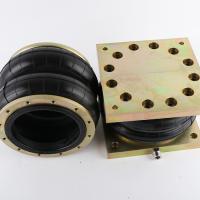 China Aluminum Alloy And Rubber Industrial Air Spring 300170H-2 Double Convoluted Rubber Bellows for sale