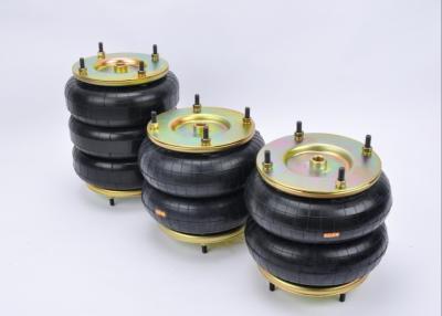 China 255322CY-3 Industrial Air Spring Triple Convolutions With Stamped Flange and Plate for sale