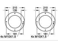 China DUNLOP SP 1538 Industrial Air Spring 10