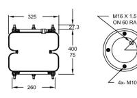 China Firestone Air Helper Spring W01-R58-4038 DUNLOP SP2782NB GUOMAT 2B4038 for sale