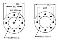 China W01-R58-4091 Airbag Coil Spring Replacement DUNLOP SP1642 Air Lift Bags 3B4091 for sale