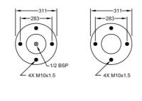 China W01-R58-4064 Replacement Firestone Air Bags 14 1/2 X 2 DUNLOP SP 257 GIGANT 881205 for sale