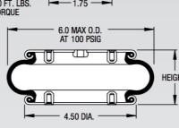 China W01-358-7001 Firestone W01-358-6996 Industrial Single Air Spring Style 16 for sale