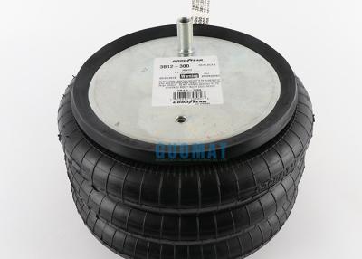 China Goodyear 3B12-300 Suspension Air Spring Bellows Triple Convoluted Air Bag LOAD GUARD SC2130 for sale