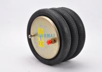 China Firestone Industrial Air Spring Triple Convoluted Bellows Gas 1/4NPTF Air Suspension System for sale