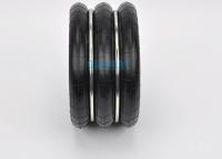 China Durable Industrial Air Spring Triple Convoluted Rubber Airbag Replacement Air Ride Suspension for sale