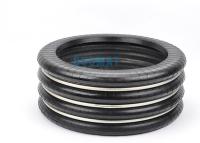 China 363mm Height Industrial Air Spring Quadruple Air Bag Bellows F-500-4R Gas Rubber Suspension Spring Repair Kits for sale