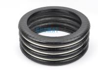 China 363mm Height Industrial Air Spring Quadruple Air Bag Bellows F-500-4R Gas Rubber Suspension Spring Repair Kits for sale