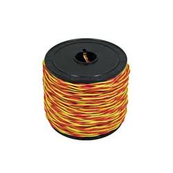 China K Type Thermocouple Extension Wire 2×0.255mm PTFE Insulation for 200-260°C Temperature Range for sale