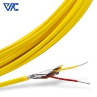 China Bright Thermocouple Extension Wire with Fiberglass Insulation for Type K, N, E, J, T, B, R, S Thermocouples for sale