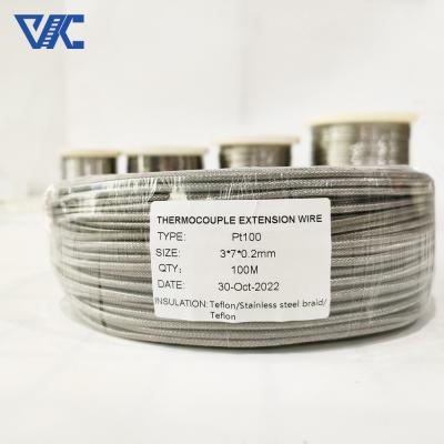 China High Temperature Type B T S-Type Thermocouple Extension Wire Cable with 100°C EMF Range 4,279μV and Multiple Standards Compliance for sale