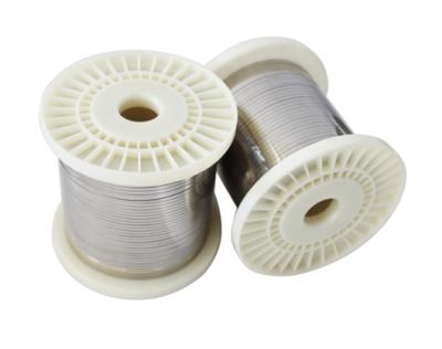 China Bright Annealed Soft Nichrome Alloy Cr30Ni70 Tophet 30 Heating Resistance Flat Wire 1.18 μΩ·m for sale