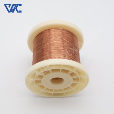 China CuNi6 Copper Nickel Alloy Wire 0.1-8.0mm Diameter with 400°C Heat Resistance for Thermocouples for sale