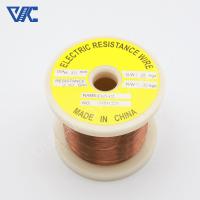 China CuNi44 Copper Nickel Alloy Heating Wire 0.5 μΩ.m Resistivity 400°C Max Temperature for sale