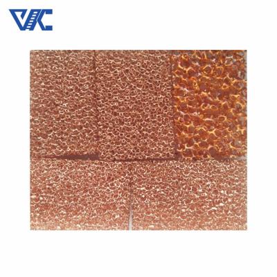 China Customized Copper Foam 99.9% Purity for Lithium Battery Electrodes - 0.1-10mm Aperture, 60-98% Porosity for sale
